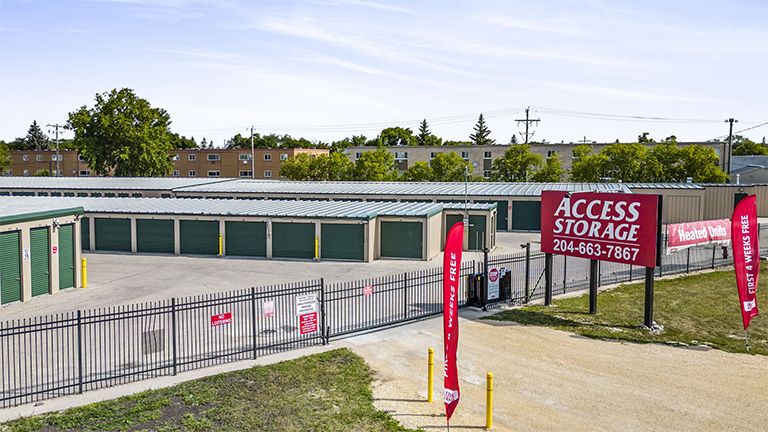 Winnipeg Storage Units @ 275 Gordon Ave 4 Weeks Free